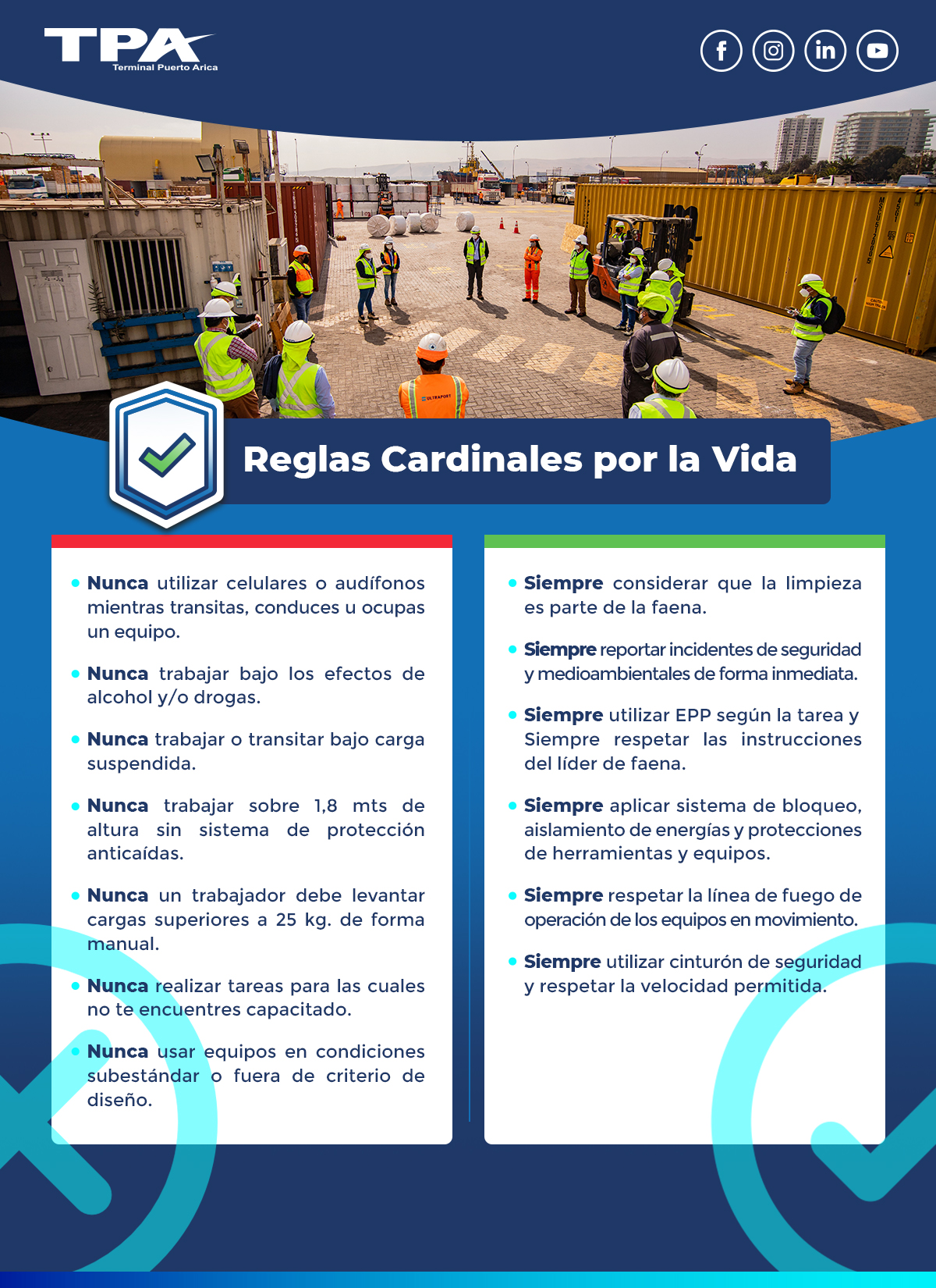 REGLAS CARDINALES TPA - Experiences on ARLOOPA